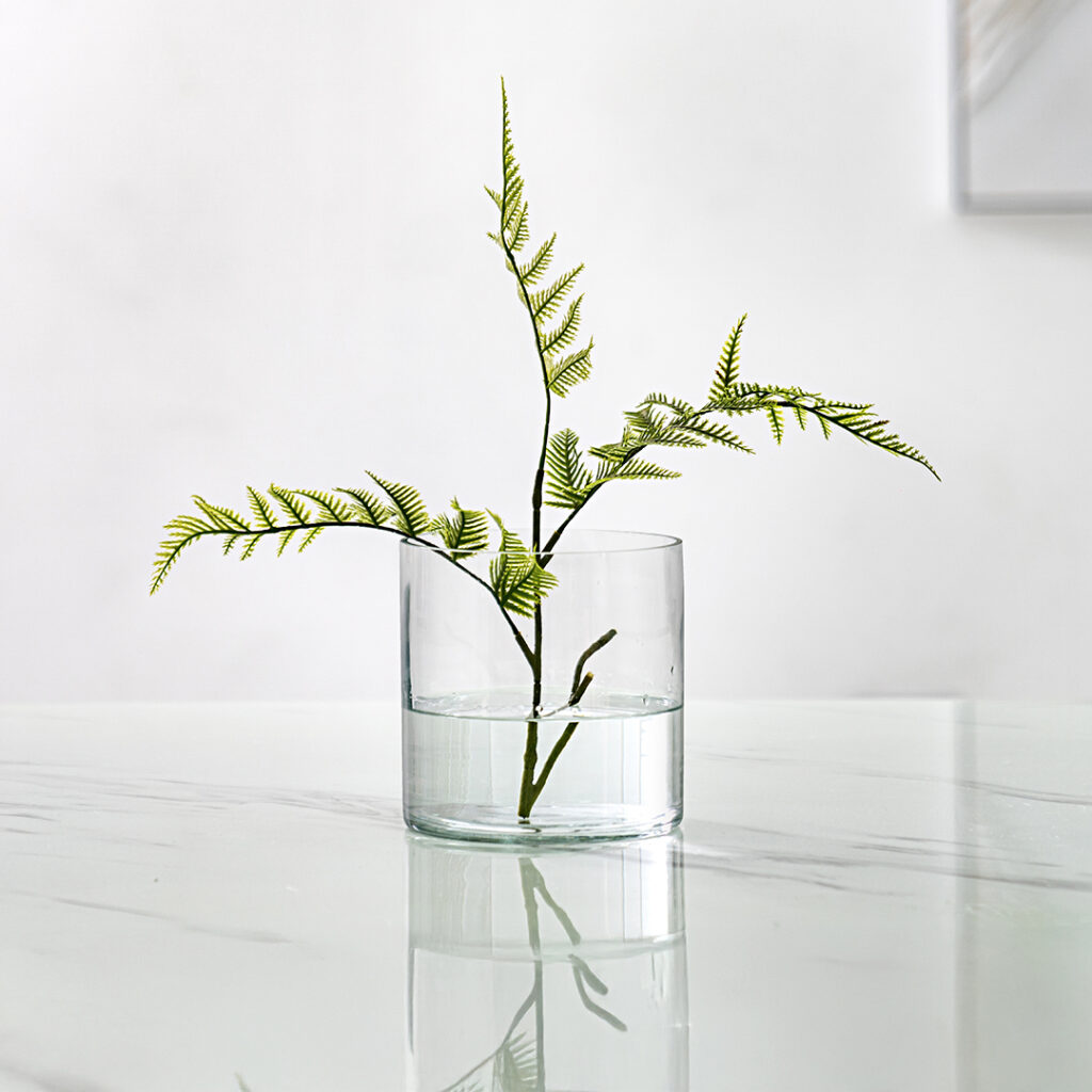 Atlas Clear Glass Cylinder Vase -15X15cm – Royal Furniture