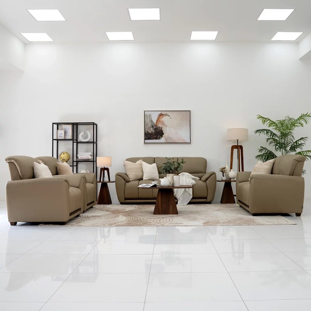 Saga Sofa -Mocha – Royal Furniture