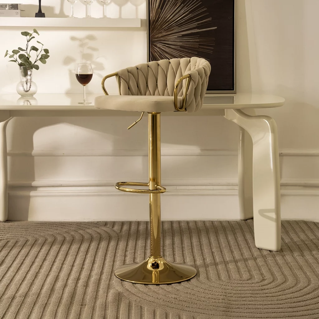 Samako Bar Stool ? Beige – Royal Furniture