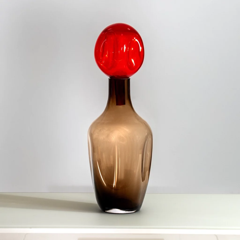 Lemont Glass De Canter Jar Multicolor 15.5X15.X47 – Royal Furniture