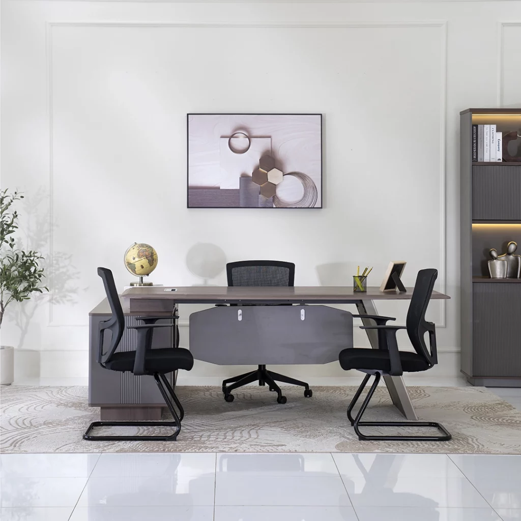 Maxim Executive Desk -Large- Walnut – Royal Furniture