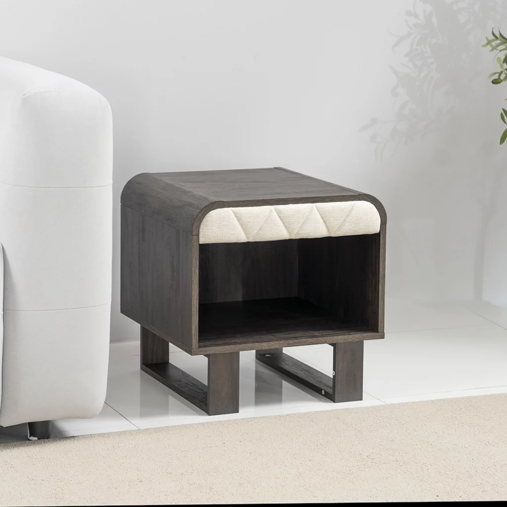 Mercury End Table -Dark Grey Beige – Royal Furniture