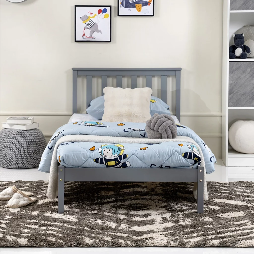 SBD-LAC Single Bed – Blue – Royal Furniture