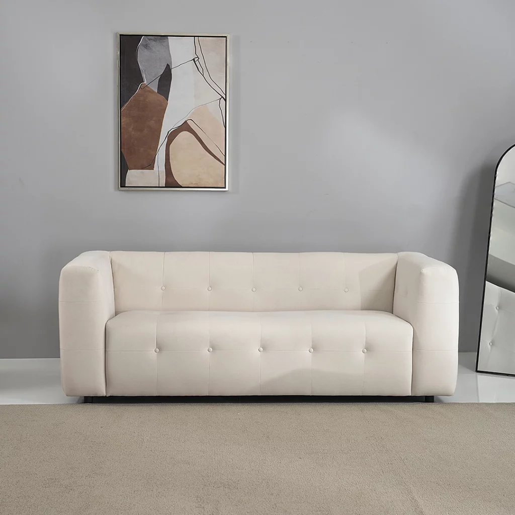 The Fox Sofa Three Seater In Fabric – Royal Furniture