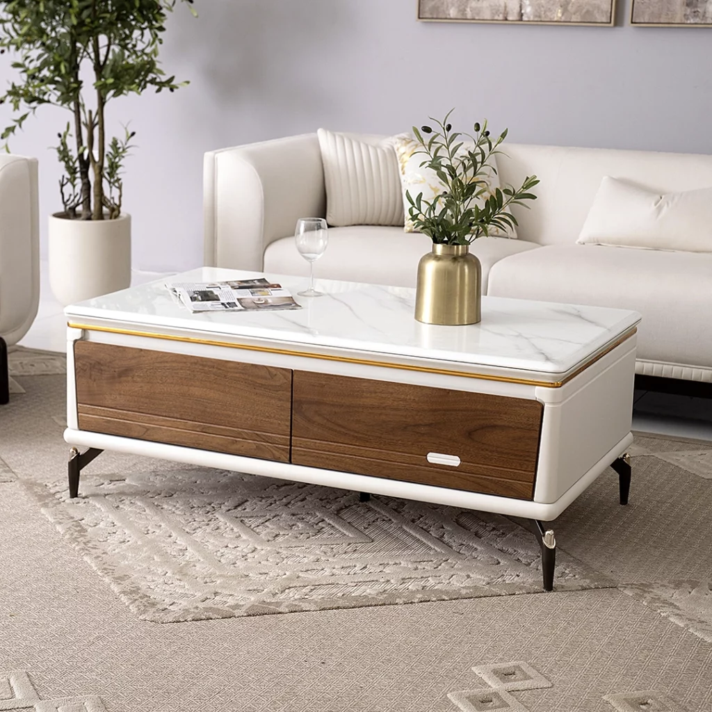 Hamburg Coffee Table – Off White – Royal Furniture