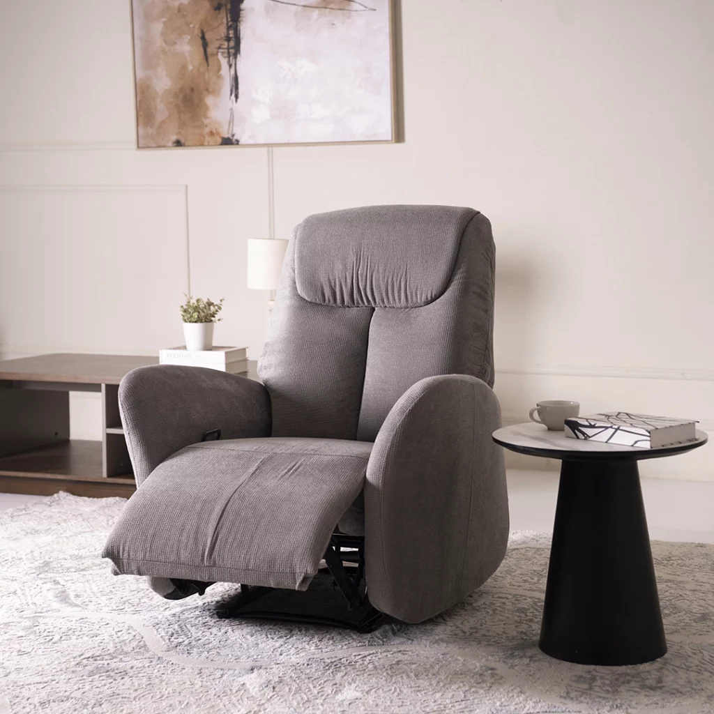 Auko Recliner Sofa -Grey – Royal Furniture